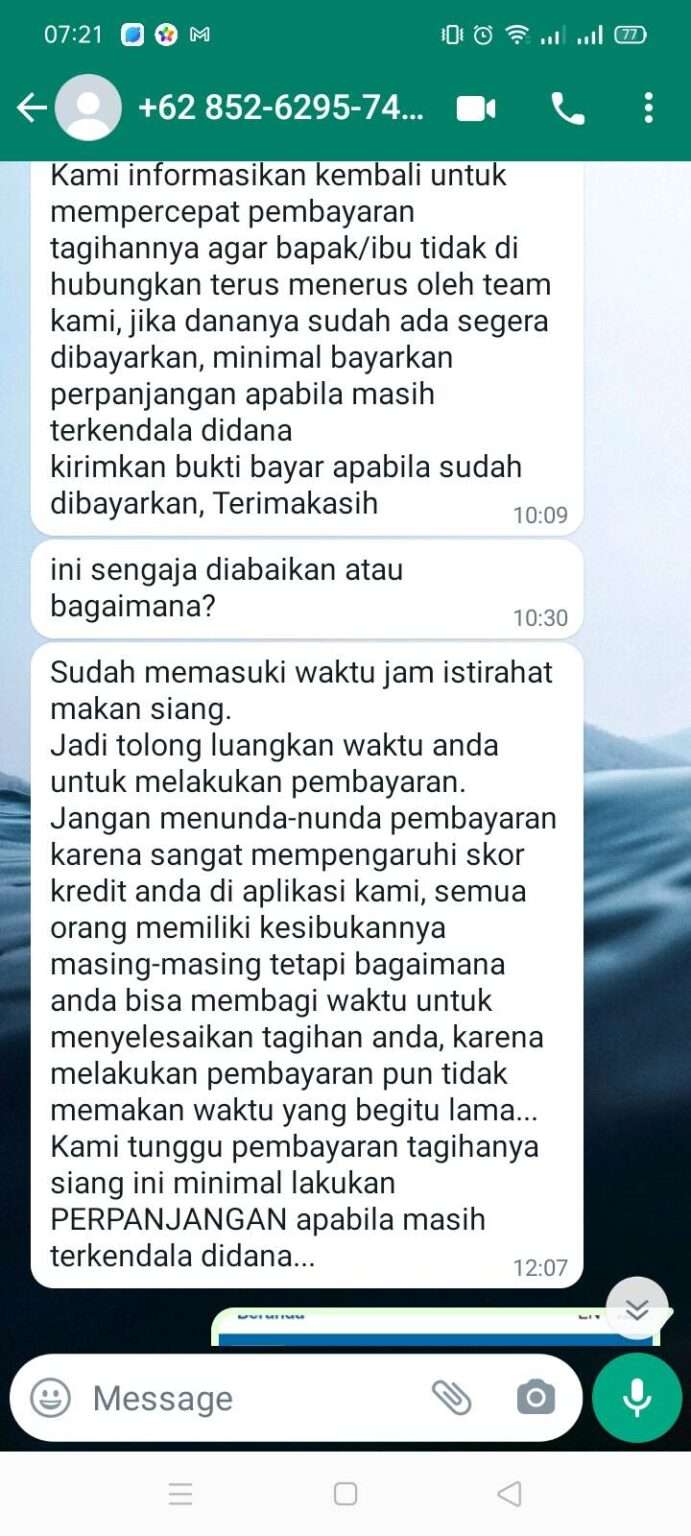 Penagihan Pinjol Sebelum Jatuh Tempo dan Biaya Perpanjangan yang Luar Biasa