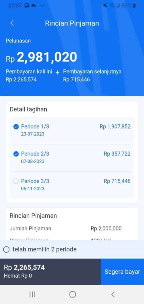 Aplikasi Pinjol Pinjam Duit Memaksa untuk Langsung Membayar 2 Cicilan ...