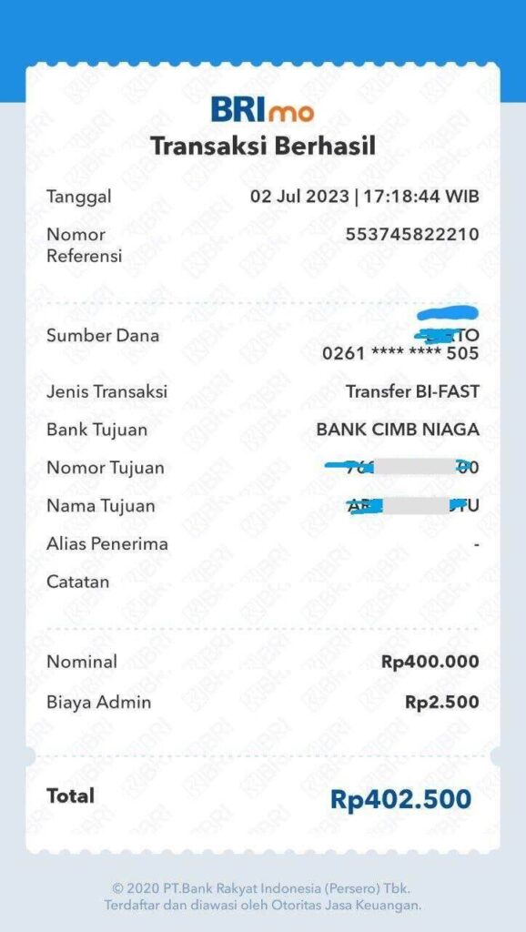 Penanganan Laporan Gagal Transfer pada Aplikasi BRImo "Lemot"!