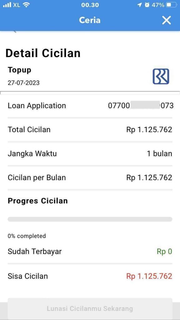 Pelayanan dan Sistem Tagihan BRI Ceria yang Tidak Menyenangkan
