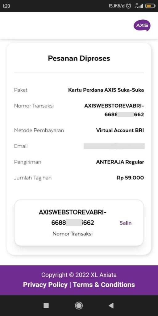 Perdana AXIS Tak Dapat Kuota Sesuai Iklan di Website