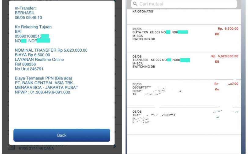 Transaksi Salah Transfer dari Bank BCA ke Bank BRI Sudah 40 Hari Belum ...