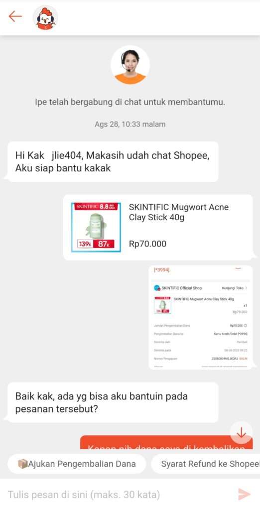 Shopee Belum Mengembalikan Limit Kartu Kredit Saya