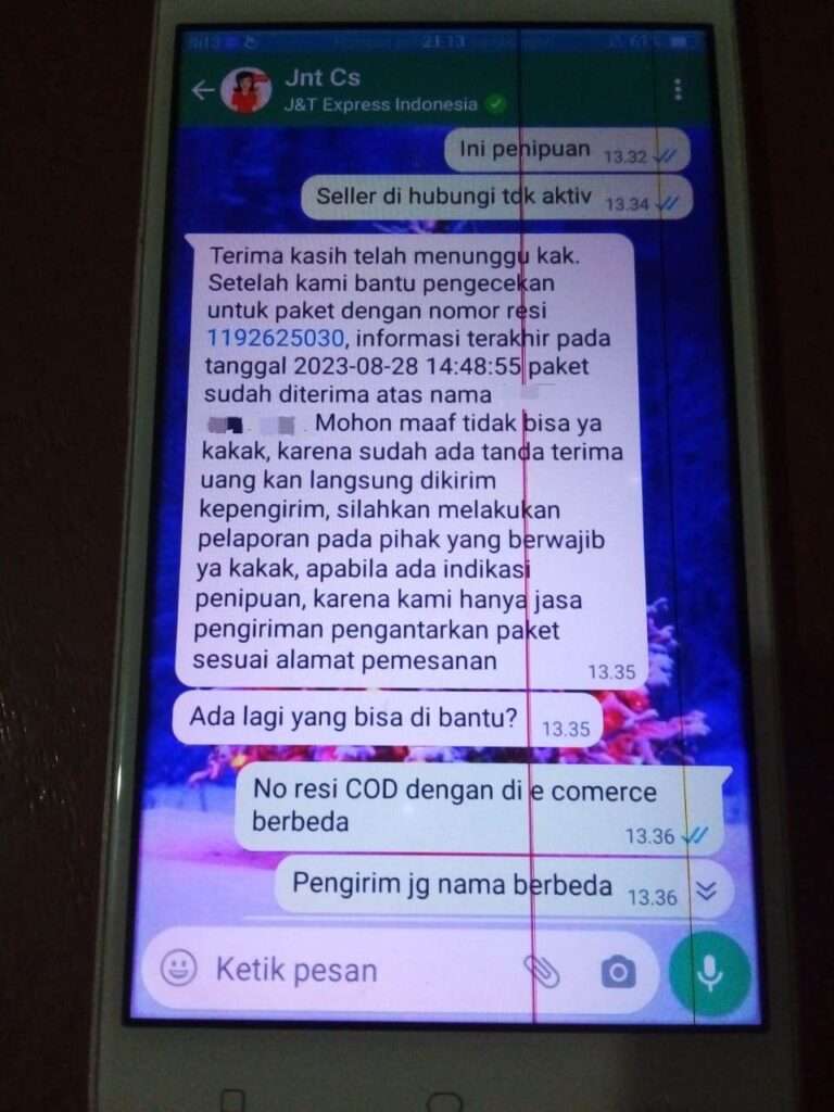 Penipuan Modus COD