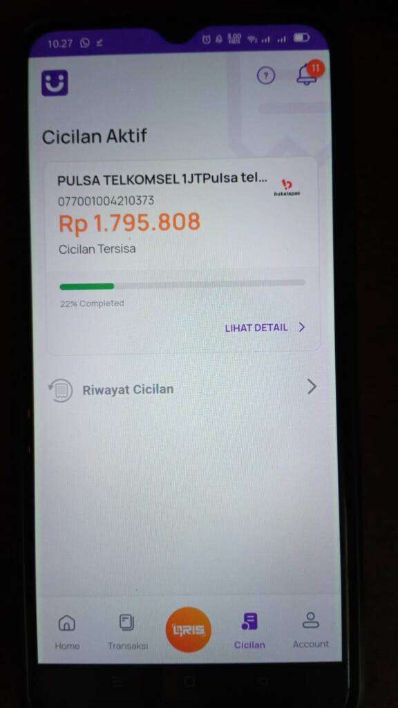Sanggahan Transaksi 2 Juta Rupiah untuk Pembelian Pulsa yang Tidak Saya Lakukan