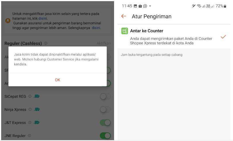 Shopee Mengaktifkan Layanan Kurir Shopee Express Standard Tapi Tidak Ada Layanan "Pick-up"