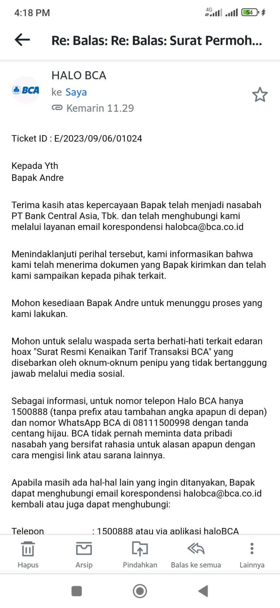 Proses Aktivasi Finansial m-BCA yang Rumit dan Berbelit-Belit