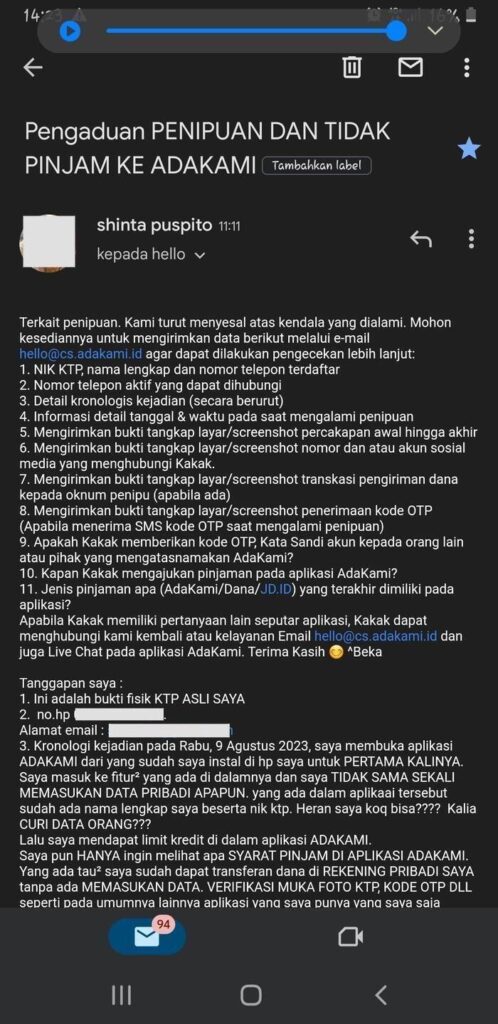 Penyalahgunaan Data di Pinjol AdaKami yang Berujung Penipuan