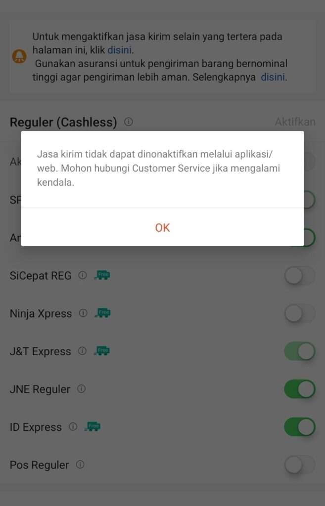 Shopee Mengaktifkan Layanan Kurir Shopee Express Standard Tapi Tidak Ada Layanan "Pick-up"