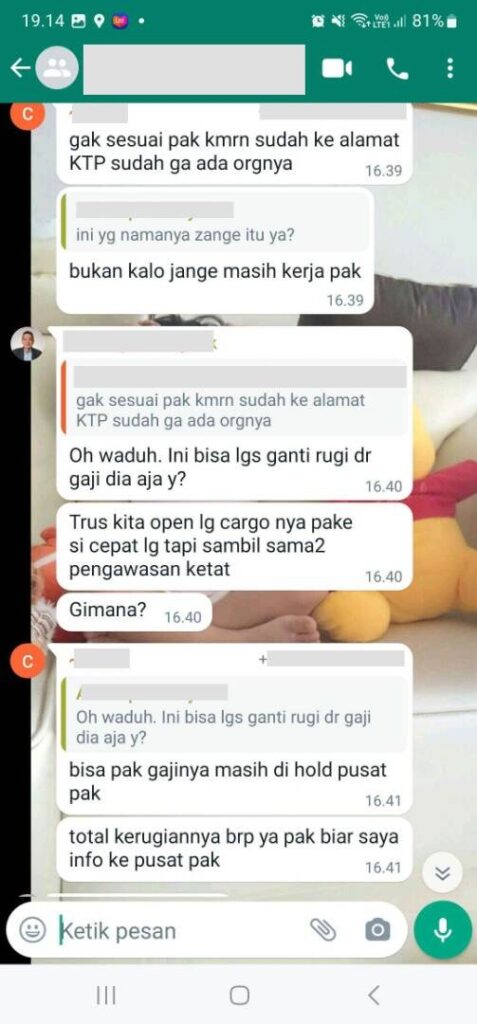 Komplain Isi Paket Hilang Karena Dicuri Maling