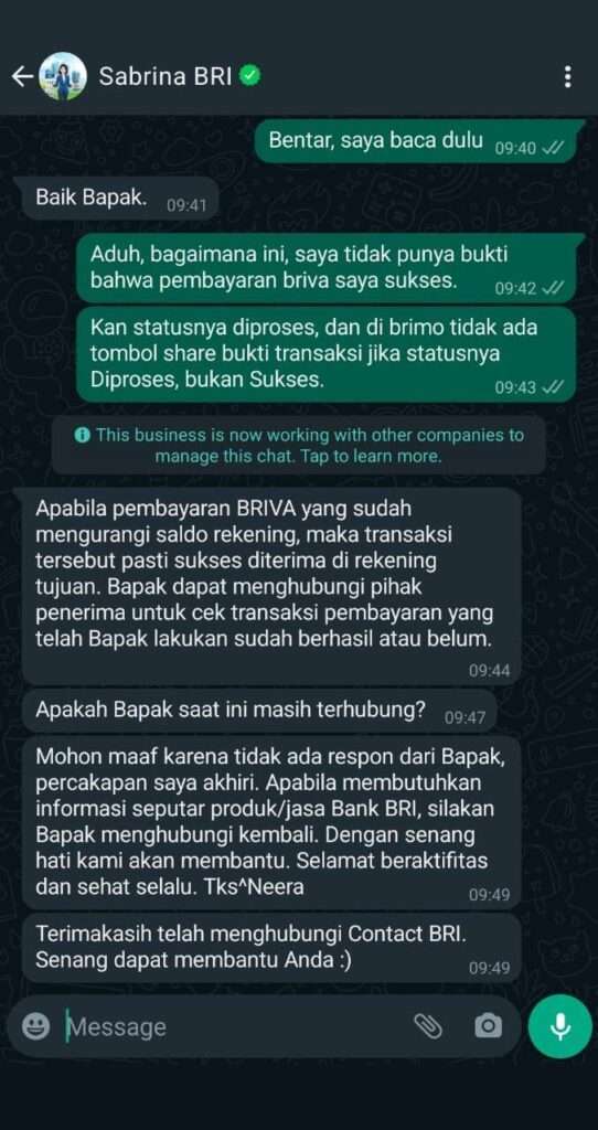 Transfer ke BRIVA Bukalapak Nyangkut Entah di Mana