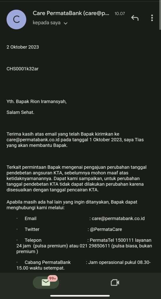 Pengalaman Menjadi Nasabah KTA Permata Syariah