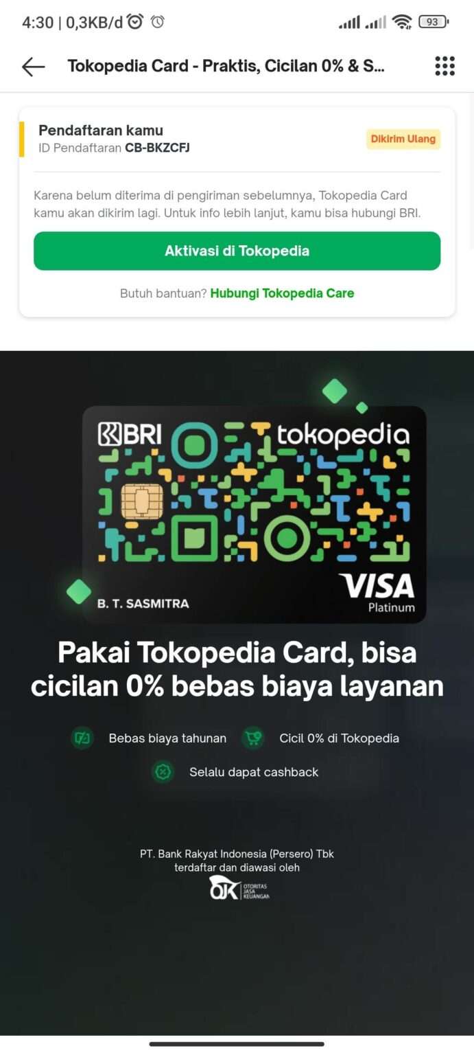 Serius Gak Sih Program Tokopedia Card dari BRI ini?