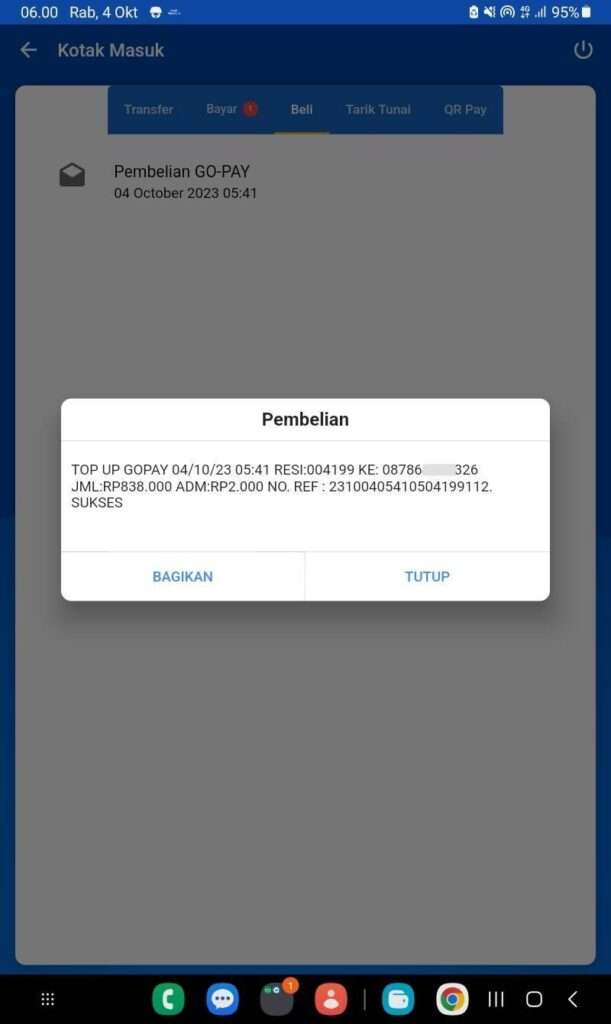 Aplikasi GoPay Menyusahkan