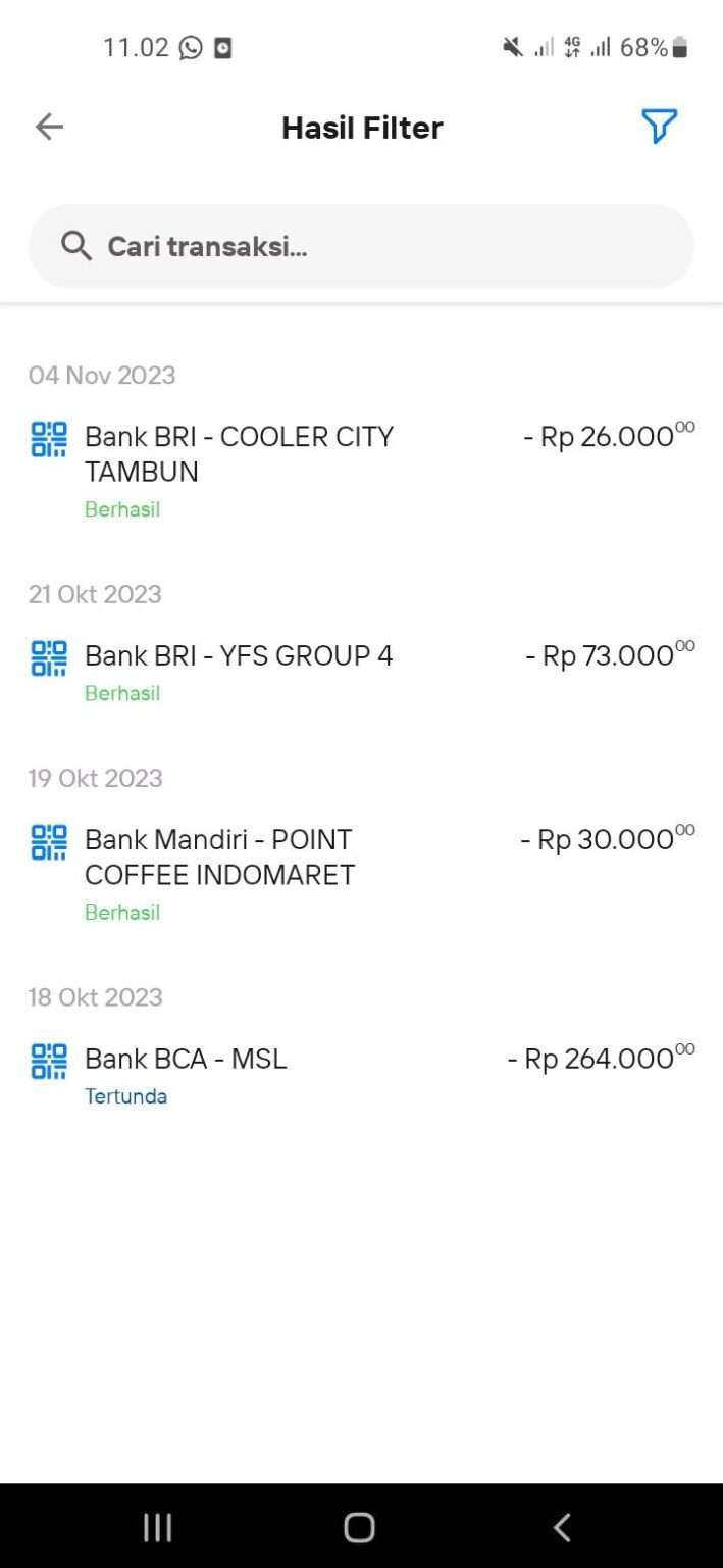 Transaksi QRIS Bank Mandiri yang Tertunda