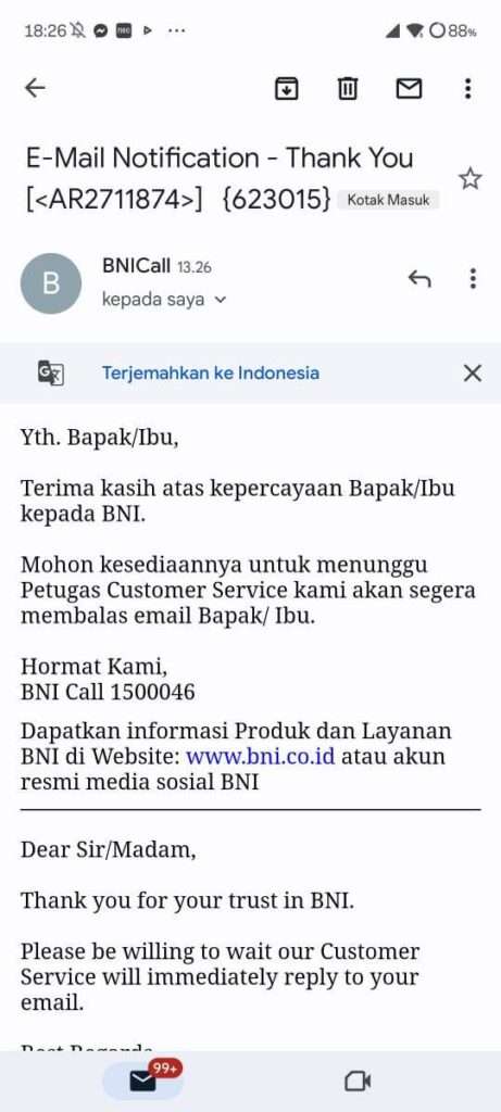 Kartu Debit BNI Gold Tak Kunjung Datang