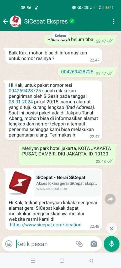 SiCepat Halu, Ternyata Kirim Barangnya pun "Halu"