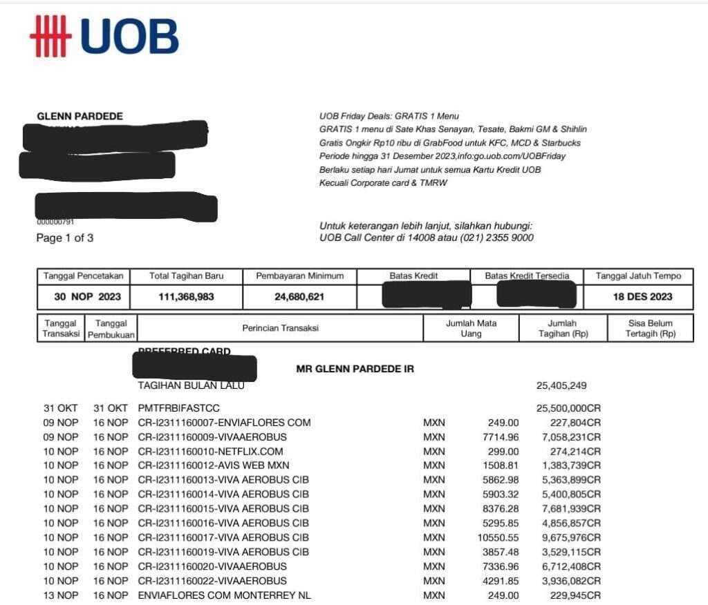 Nasabah Kartu Kredit Citibank Korban Fraud Terlantar di Bank UOB