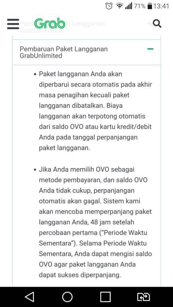 Paket Grab Unlimited Diperpanjang Sebelum Waktunya, Respon dari Grab ...