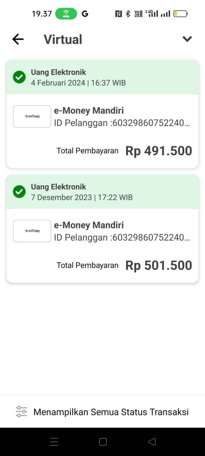 Top Up e-Toll Menggunakan Aplikasi KlikIndomaret Berhasil, Namun Saldo Tidak Masuk