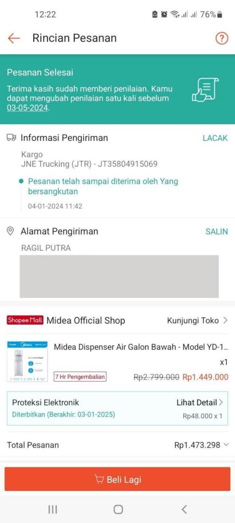 Sudah Bayar Mahal, tapi Barang Tak Layak Pakai yang Dikirim