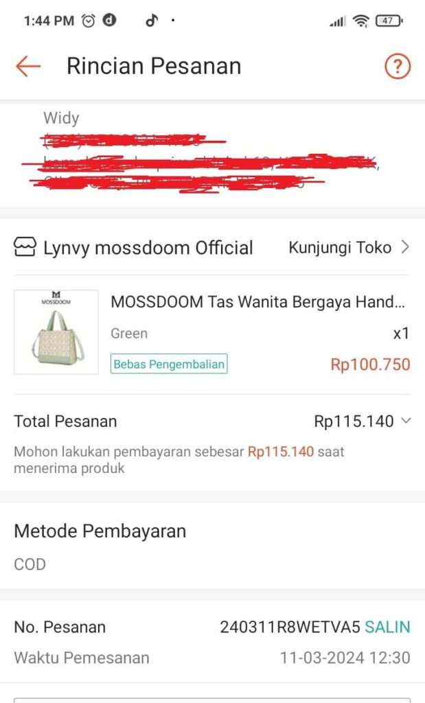 Modus Penipuan COD, J&T Tidak Bisa Menahan Dana ke Penipu?