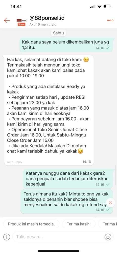 Komplain di Shopee Diselesaikan Sepihak Tanpa Konfirmasi