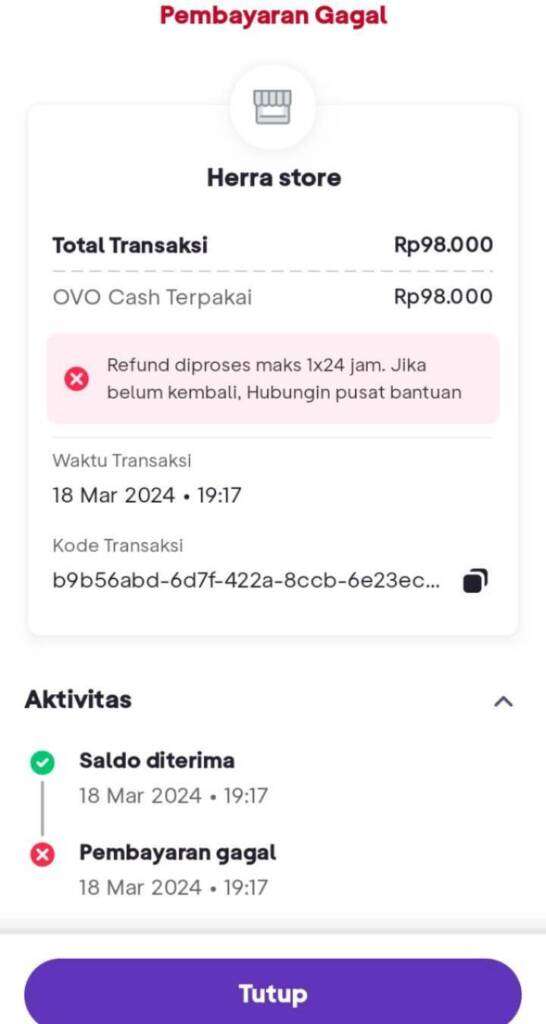 QRIS Livin Merchant Sangat Mengecewakan