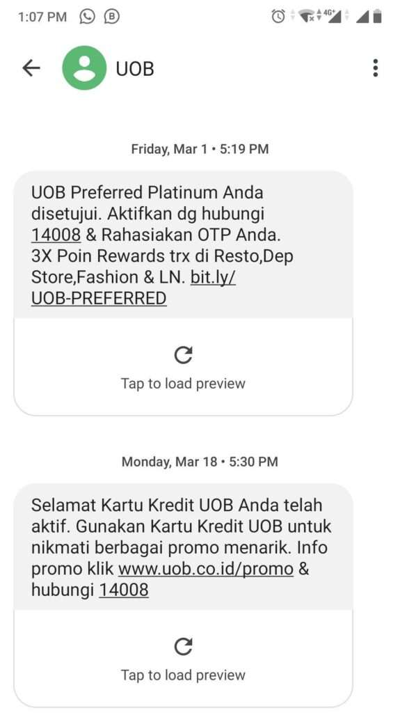 Call Center UOB Tidak Bisa Memproses Penutupan Kartu Kredit Karena Belum Satu Tahun