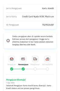 Pengajuan Kartu Kredit OCBC 90°N Travel