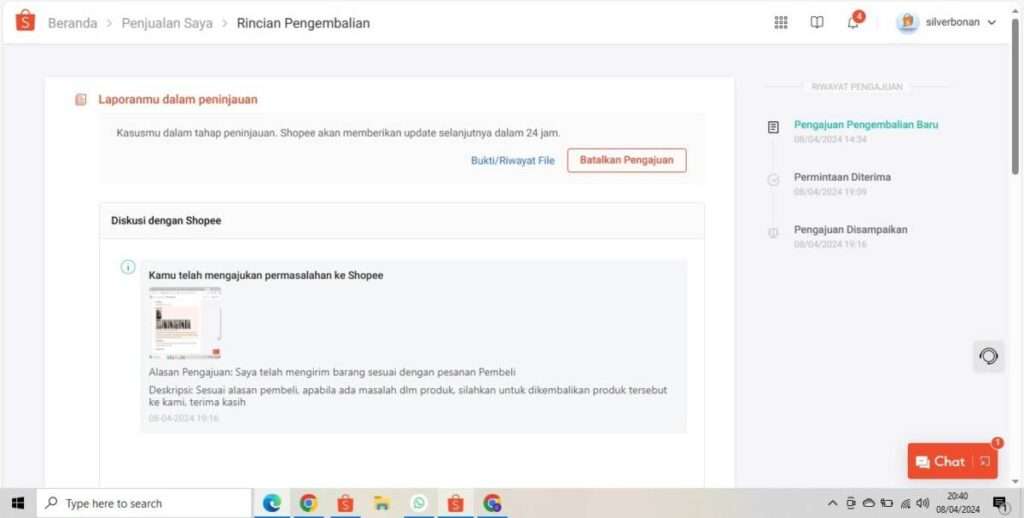Proses Komplain Pembeli di Shopee "Auto Approve"