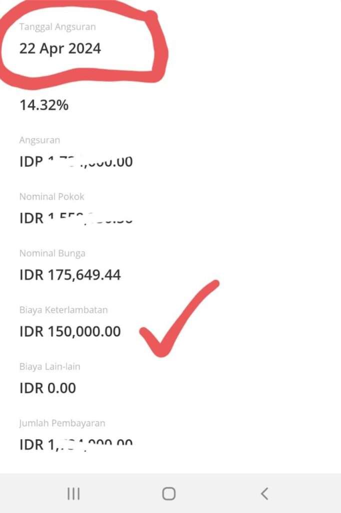 Biaya Keterlambatan Bank CIMB Niaga Sudah Muncul pada Tanggal Jatuh Tempo Pembayaran