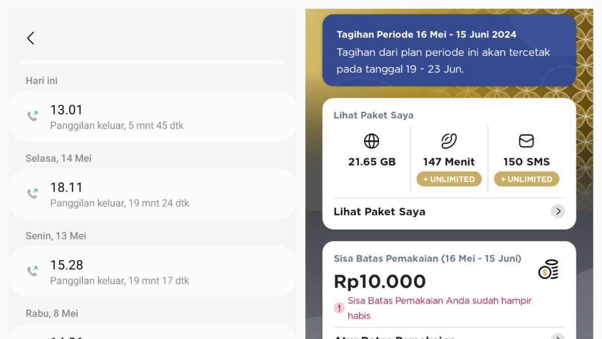 XL Menagih Lebih dari Pemakaian Paket