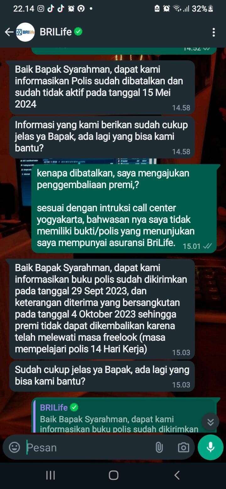 Kecewa dan Merasa Dimanipulasi oleh Pihak BRI dan Asuransi BRI Life