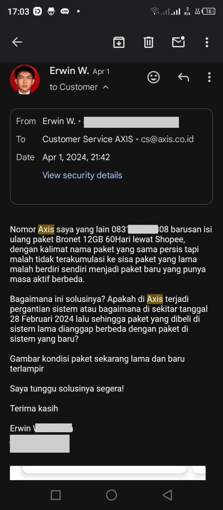 Terulang Kembali, Perpanjangan Paket AXIS yang Sama Persis, Kuotanya Hangus Tidak Terakumulasi