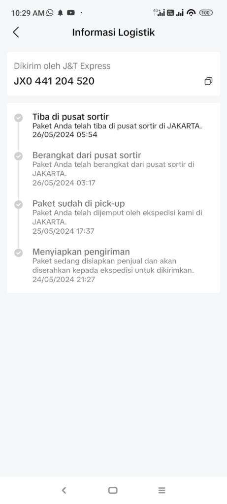 Komplain Layanan TikTok Shop dan J&T Express