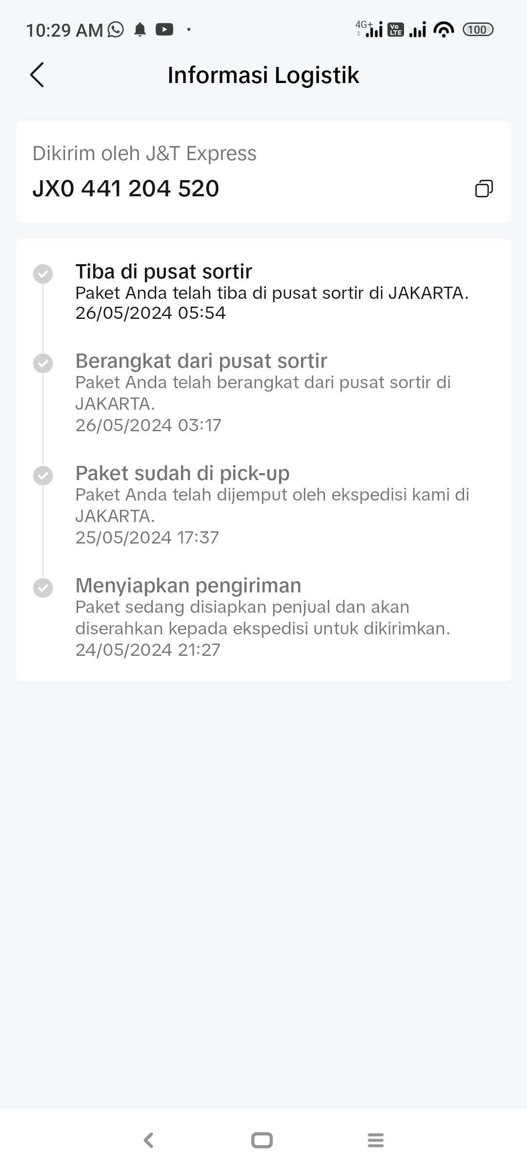 Komplain Layanan TikTok Shop dan J&T Express