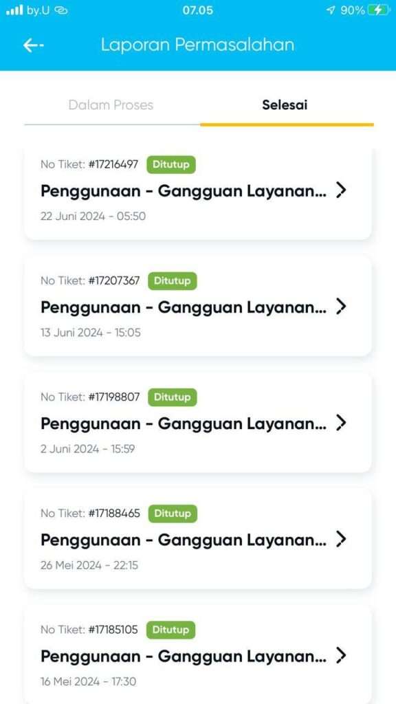 Operator By.U Bermasalah dengan Yahoo