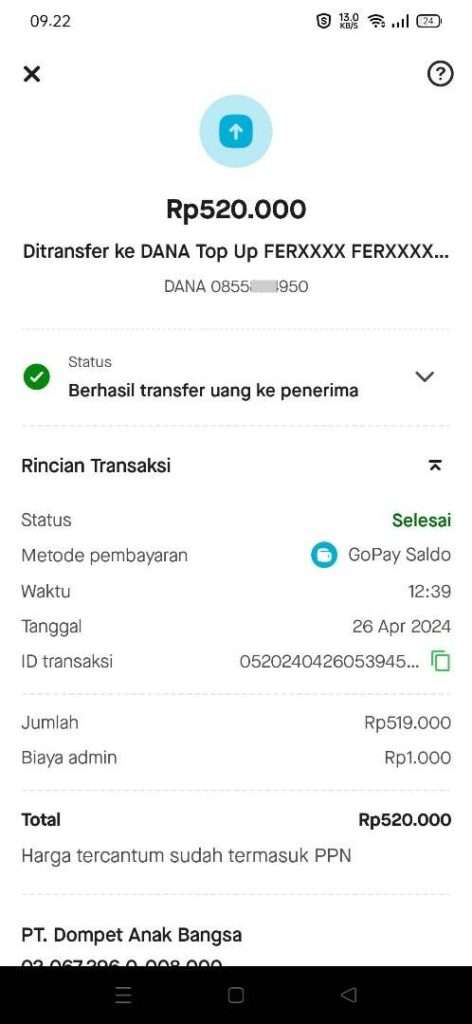 Customer Service DANA Menyelesaikan Komplain Tanpa Solusi