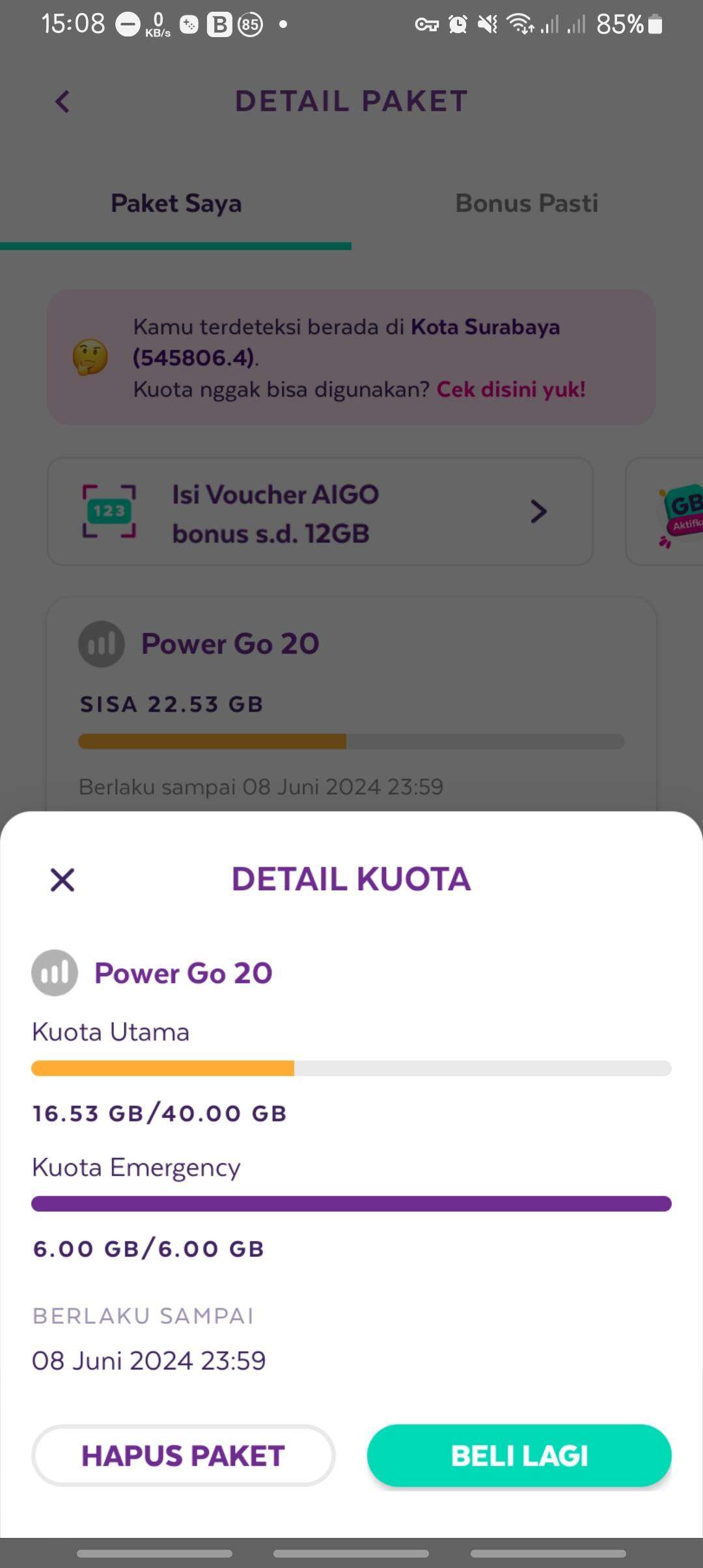 AXIS Kembali Mengubah Isi Paket Berjalan