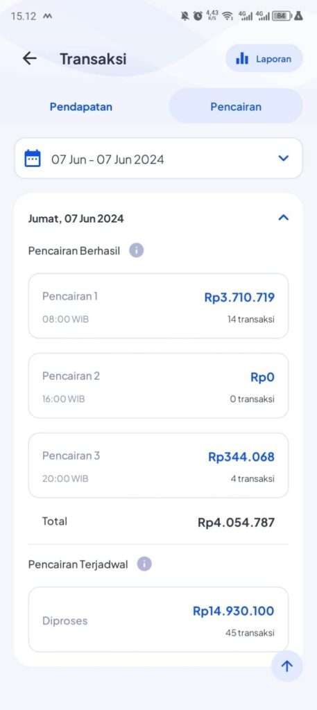 Dana Ditahan Aplikasi Livin' Merchant by Mandiri