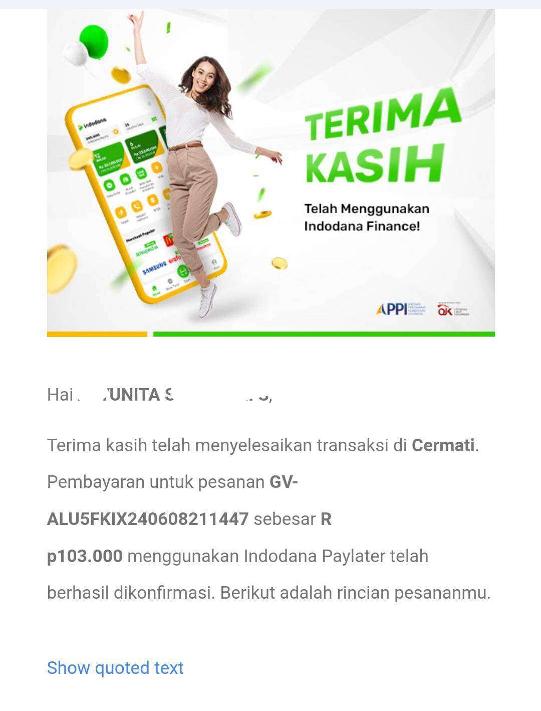 Akun Indodana Saya yang Sudah Di-uninstall Dibobol untuk Transaksi di ...