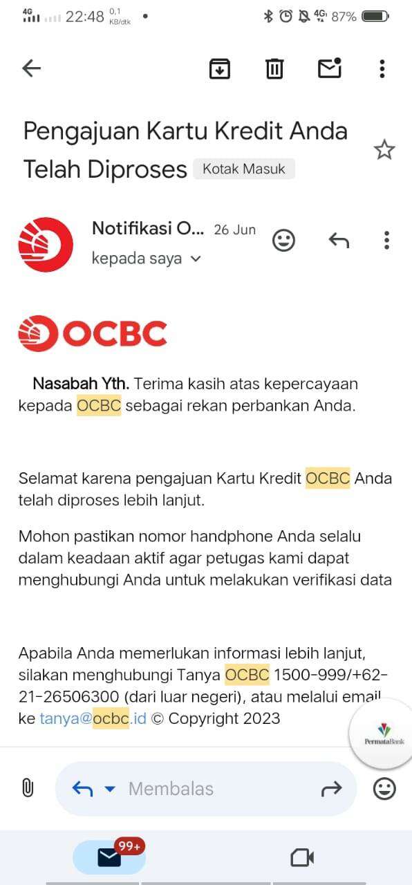 Kecewa dengan Sistem Pengajuan Kartu Kredit OCBC yang Tidak Jelas