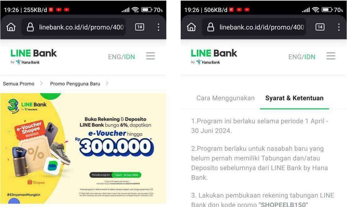 Karena Informasi Keliru dari CS Line Bank, Saya Merasa Dirugikan