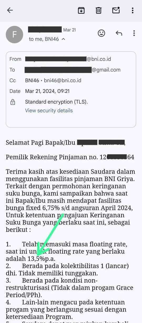 Pelaporan KPR BNI Griya Tidak Diproses Selama Enam Bulan