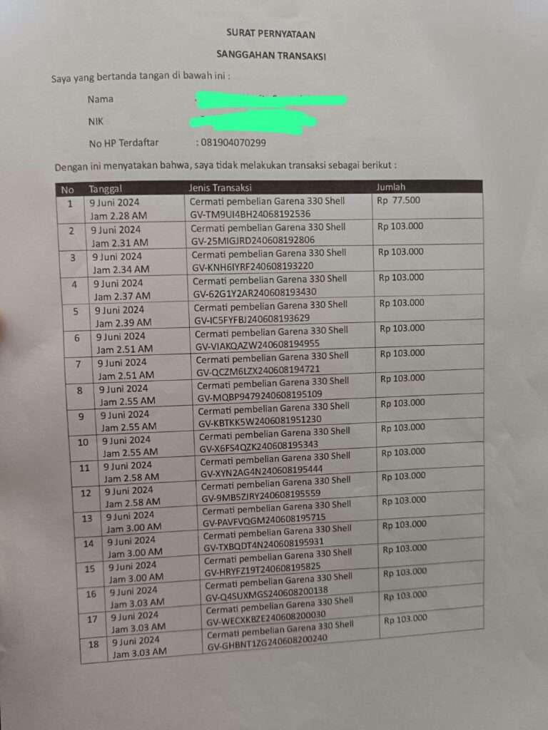 Akun Indodana Saya yang Sudah Di-uninstall Dibobol untuk Transaksi di ...