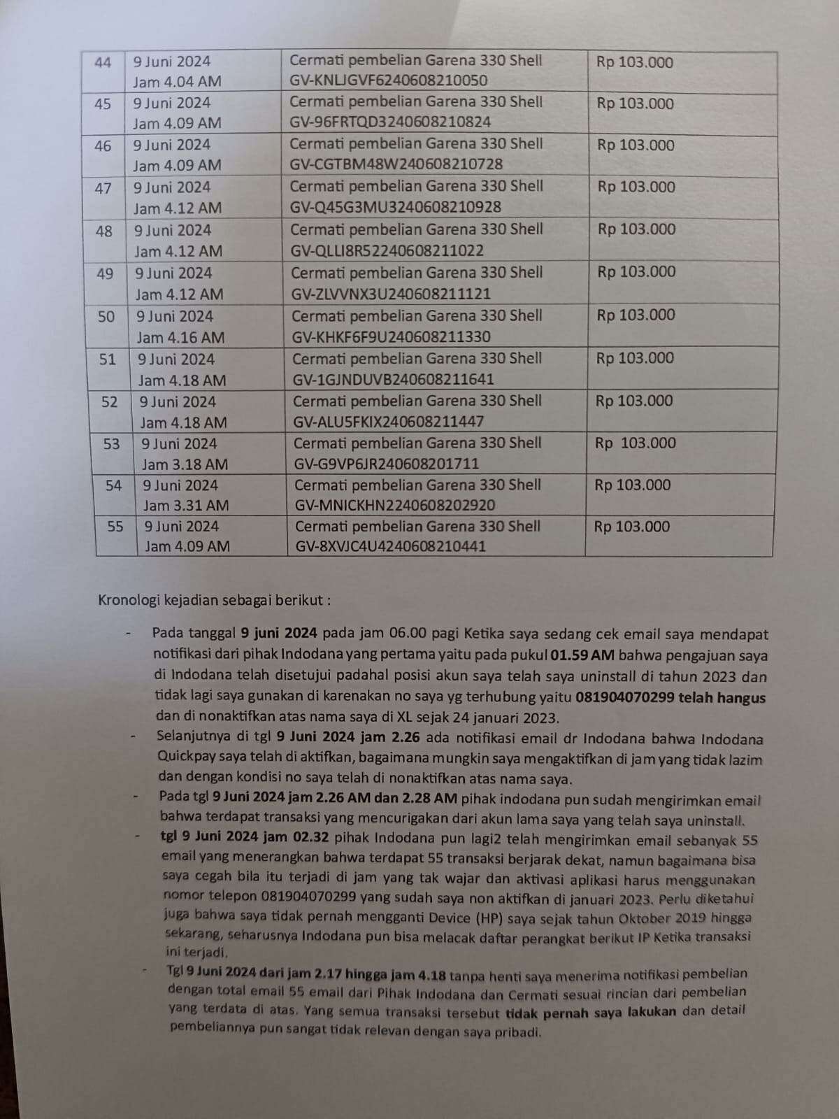 Akun Indodana Saya yang Sudah Di-uninstall Dibobol untuk Transaksi di ...