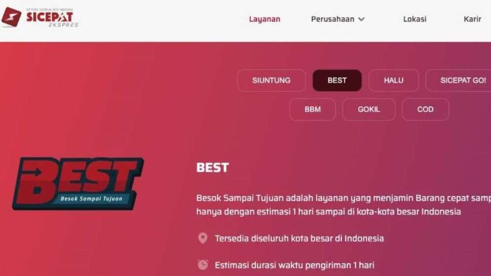 SiCepat Best Bayar Ongkir Mahal tapi Service Reguler