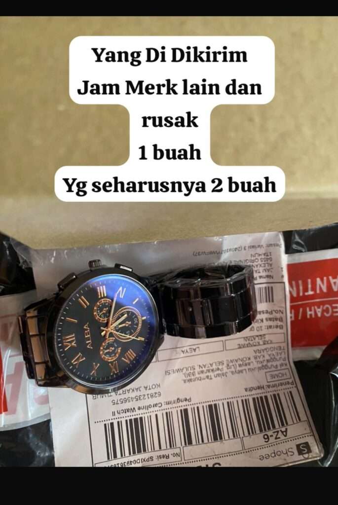 Penipuan oleh Oknum Toko di Shopee