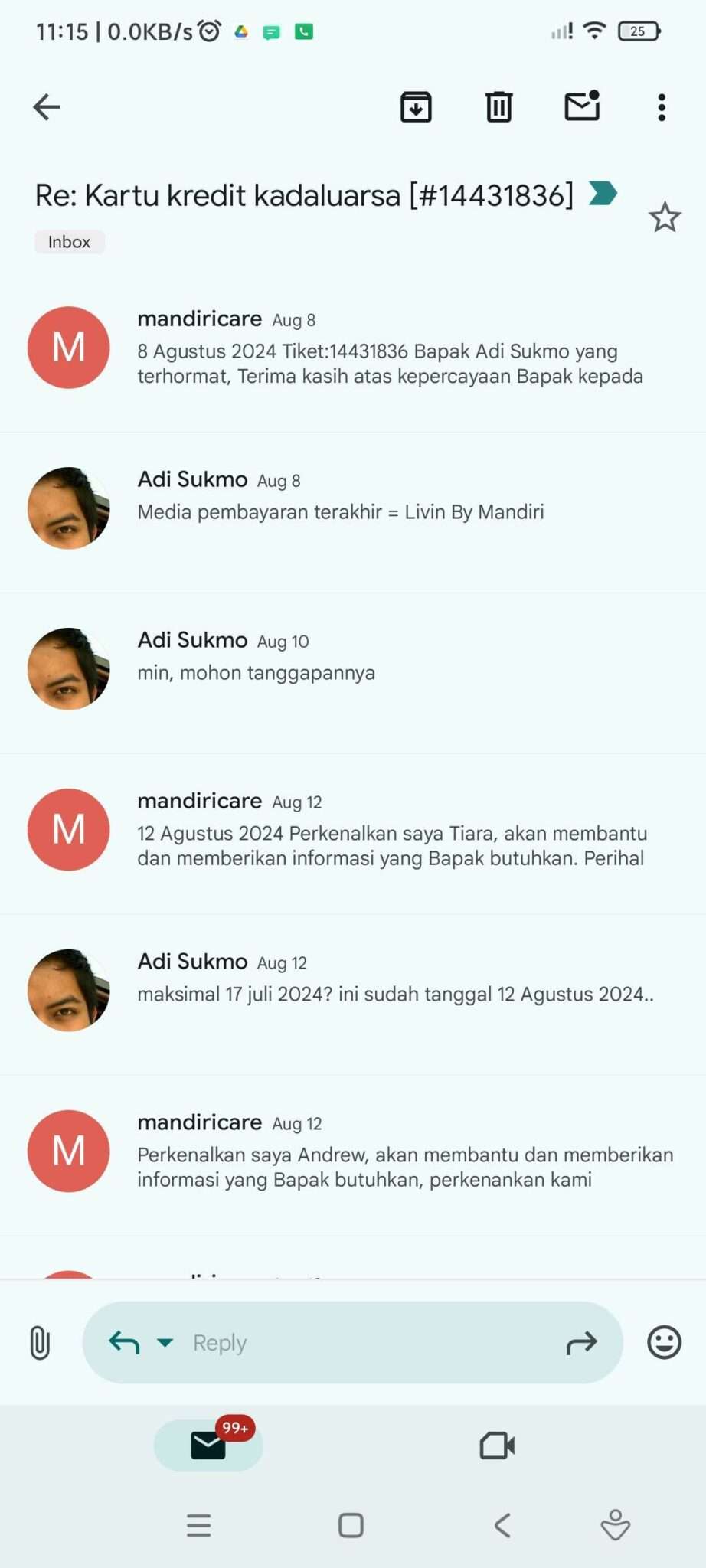 Sudah 4 Bulan Kartu Kredit Pengganti Tidak Kunjung Sampai, Telepon ke ...